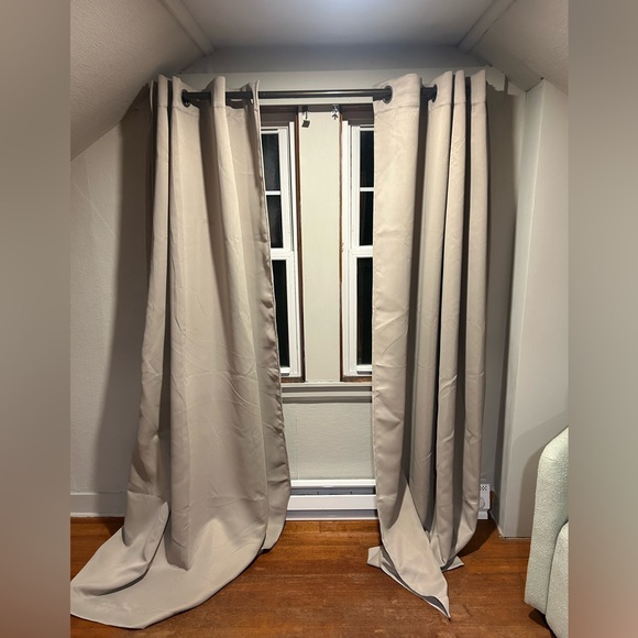 Sun Zero | Accents | Sunzero Blackout Beige Curtain Panels | Poshmark